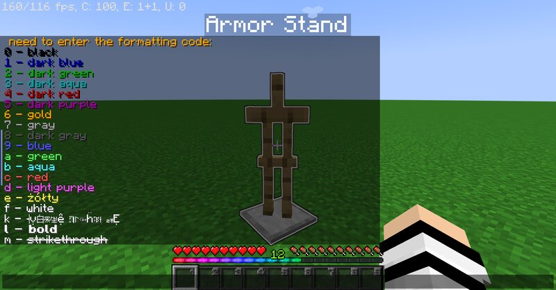 Survival Armor Stand Editor PL/EN Version Minecraft Data Pack