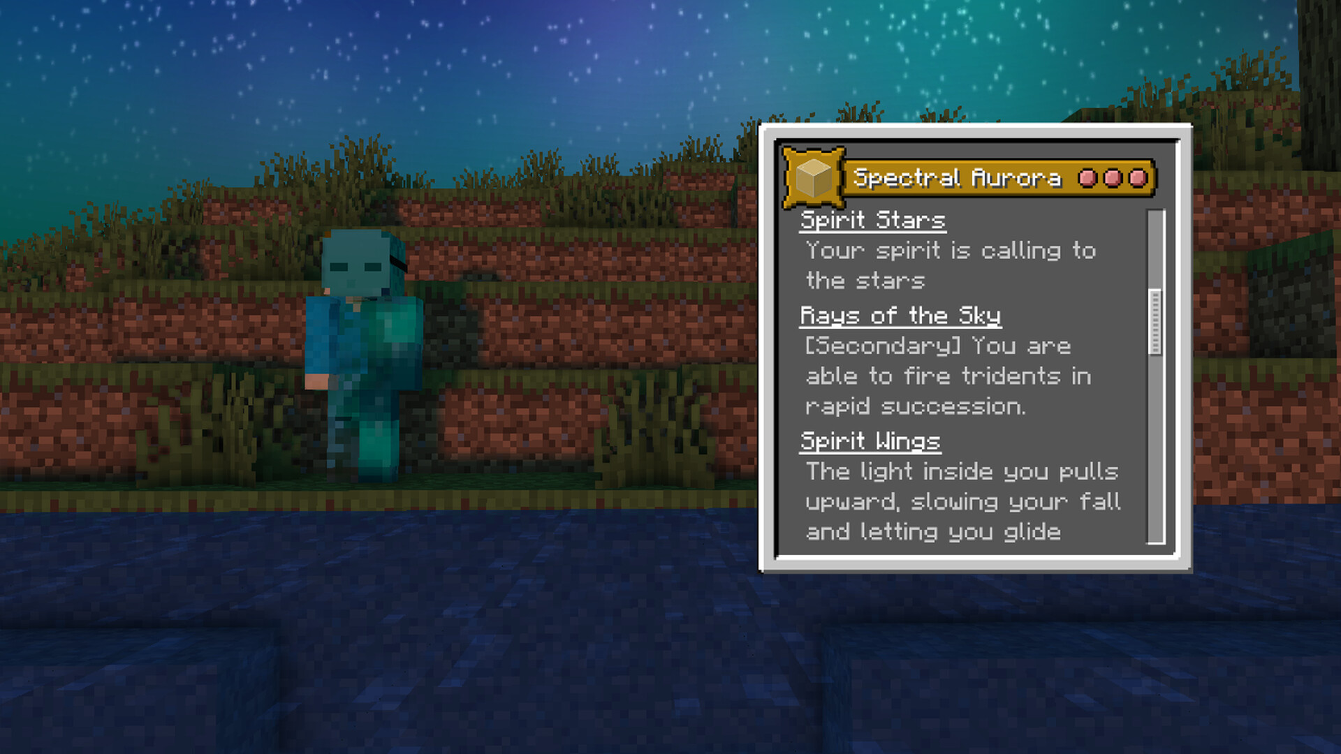 Spectral Aurora Origin Minecraft Data Pack