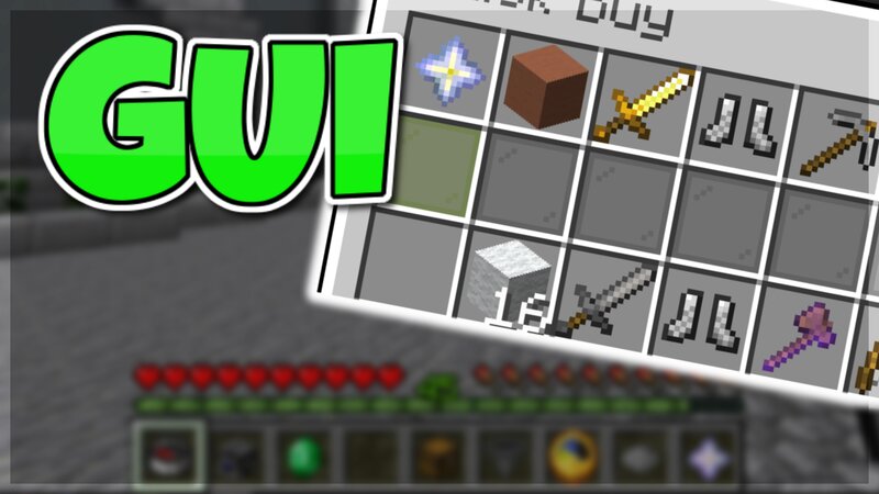 Custom GUI Framework Minecraft Data Pack