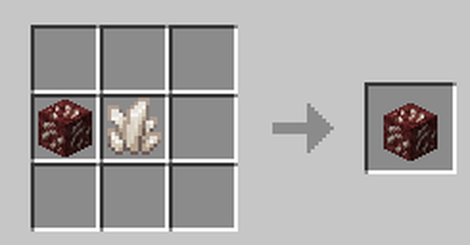 craft ore Minecraft Data Pack