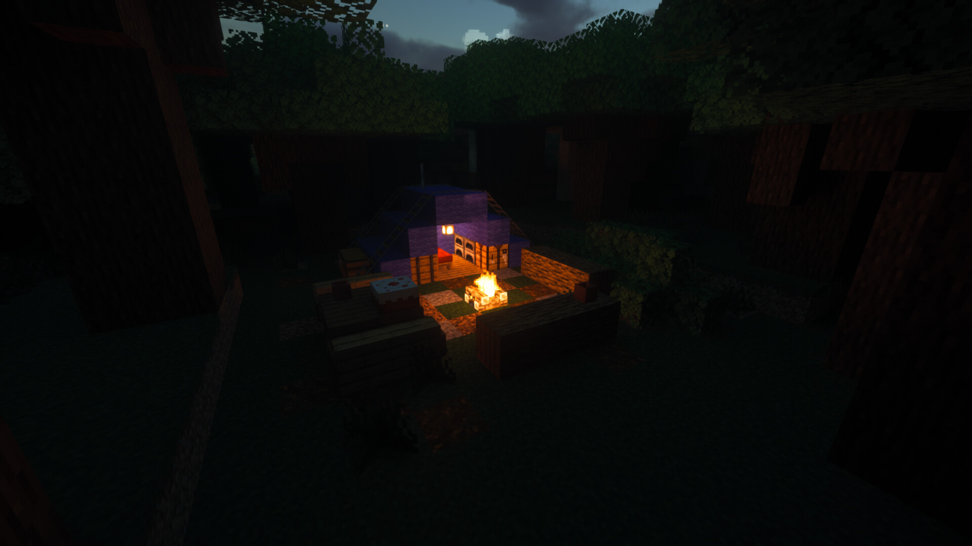 Craftable Tents (quick base) Minecraft Data Pack