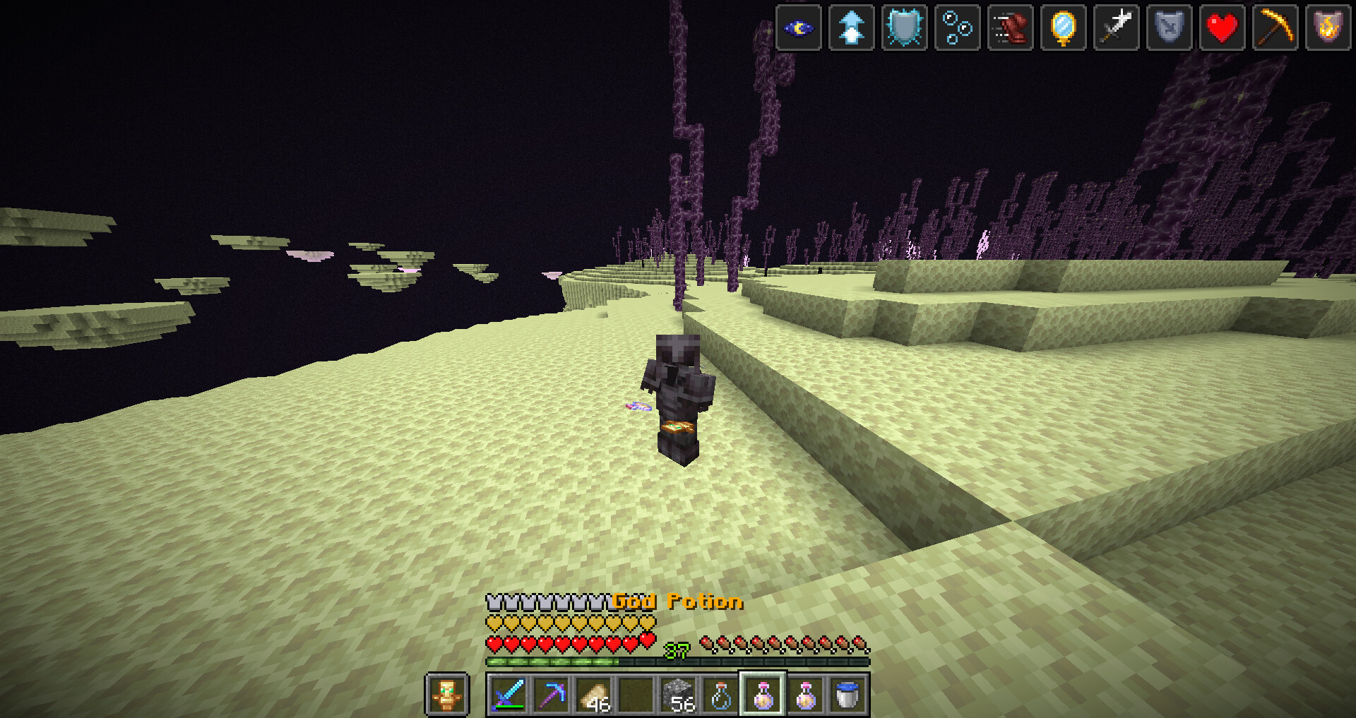 Minecraft but GOD POTIONS Spawn in Every Chest Minecraft Data Pack