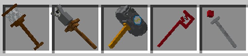 5 OP Custom Weapons Minecraft Data Pack