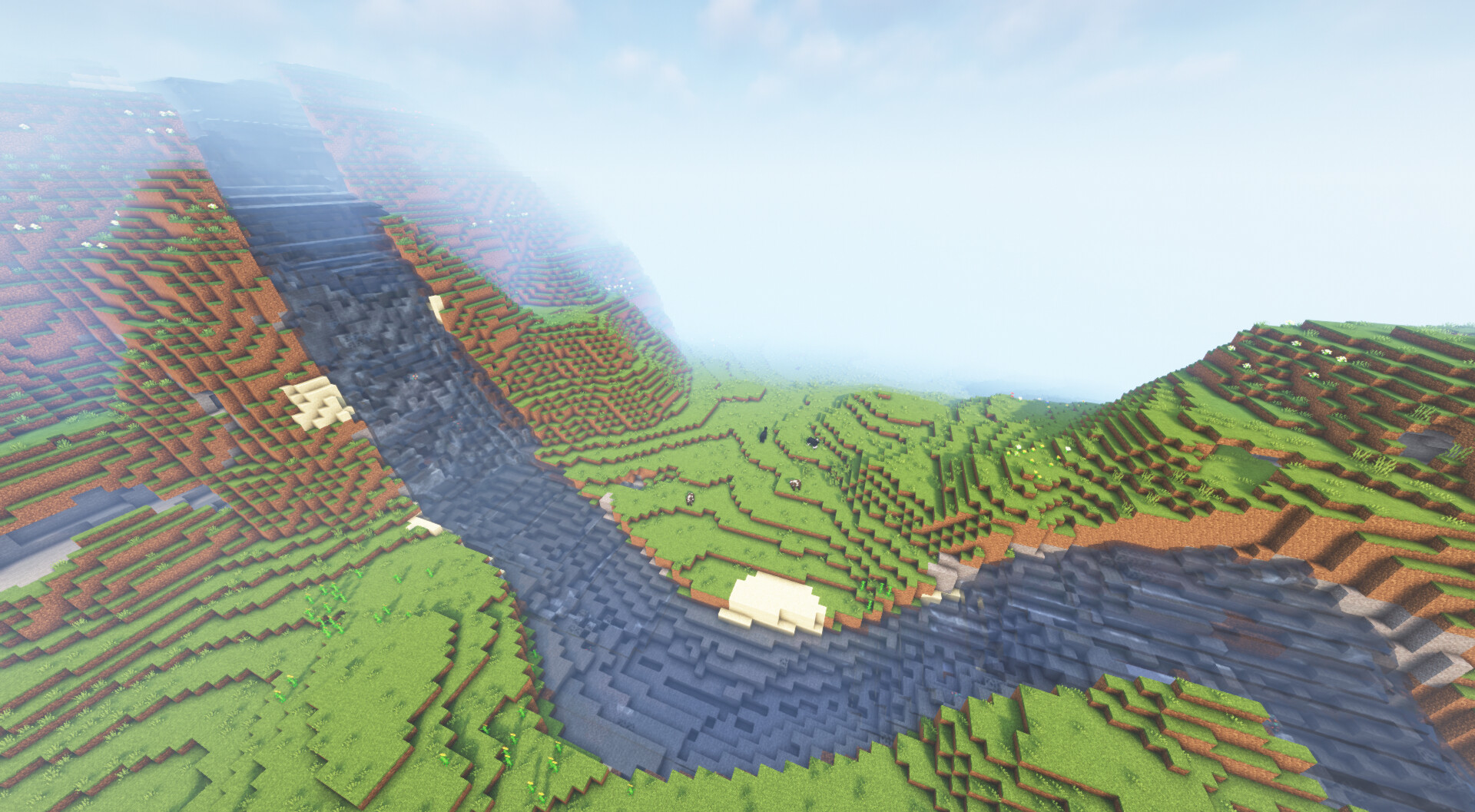 Flowing Rivers [Tech Demo] Minecraft Data Pack