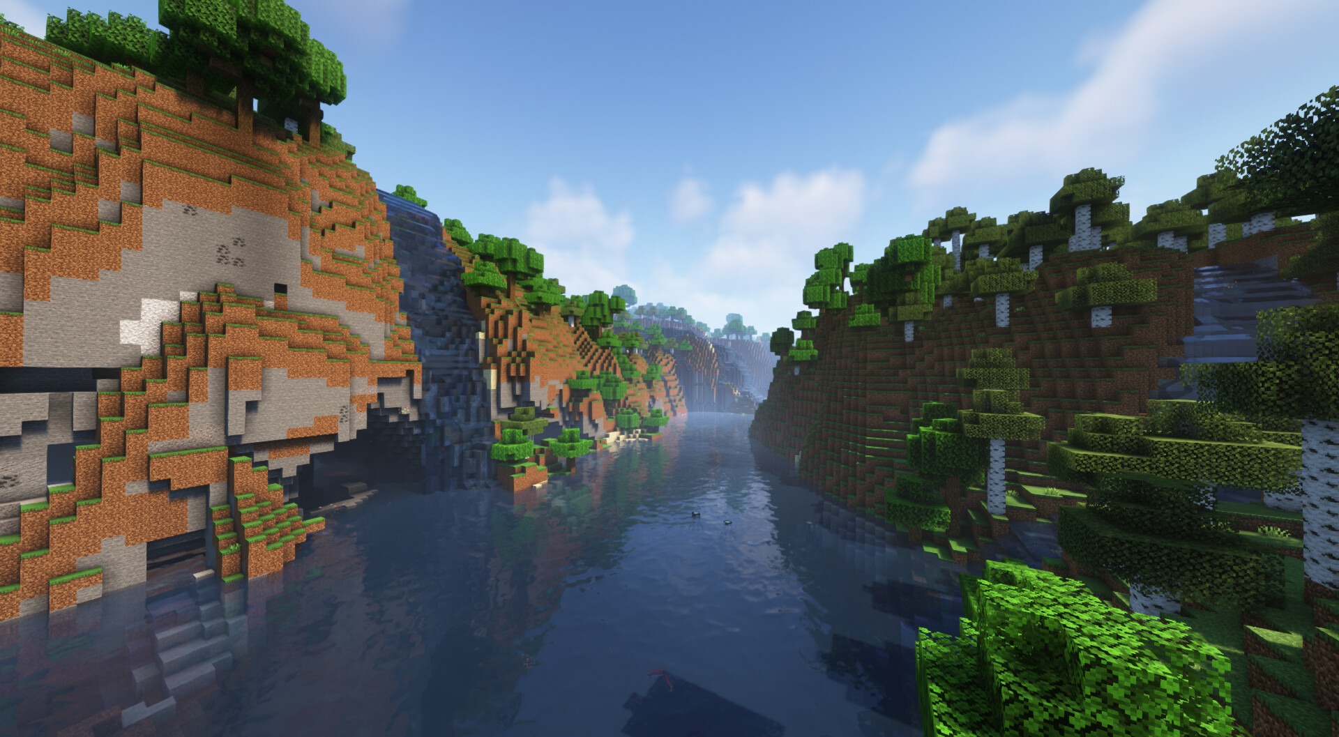 Flowing Rivers [Tech Demo] Minecraft Data Pack