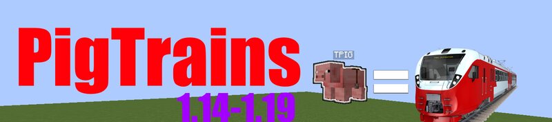 Simple Pig Trains v1 (1.14 - 1.18) Minecraft Data Pack