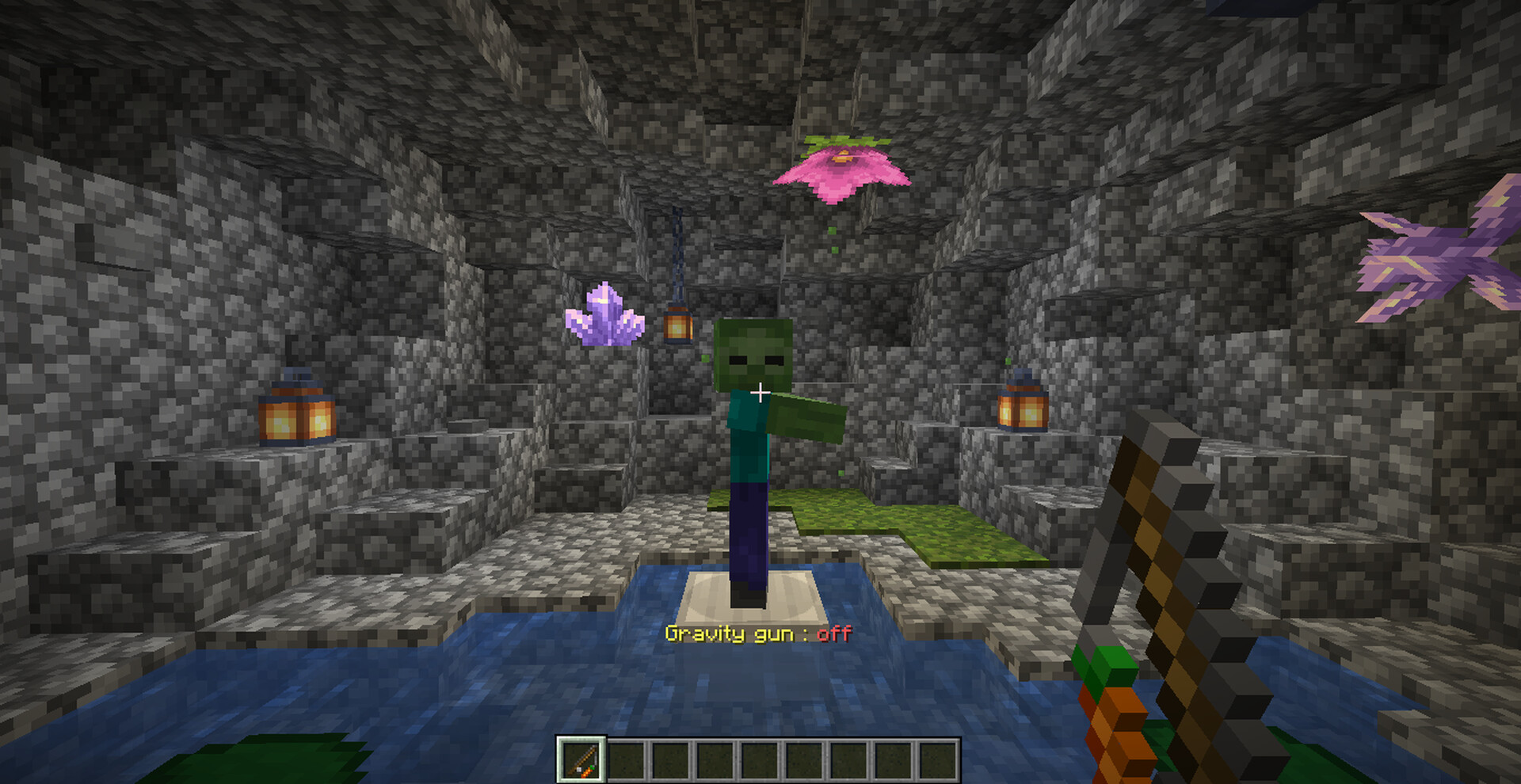 Gravity Gun Pack Minecraft Data Pack