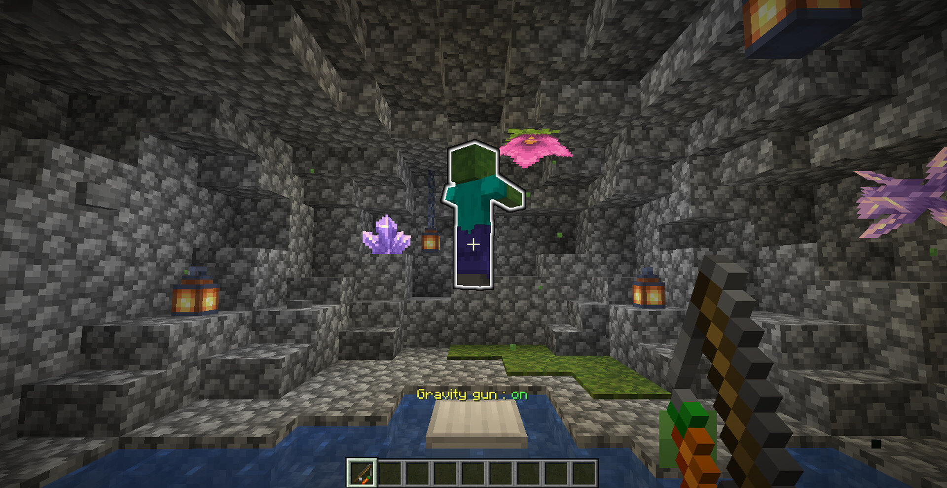 Gravity Gun Pack Minecraft Data Pack