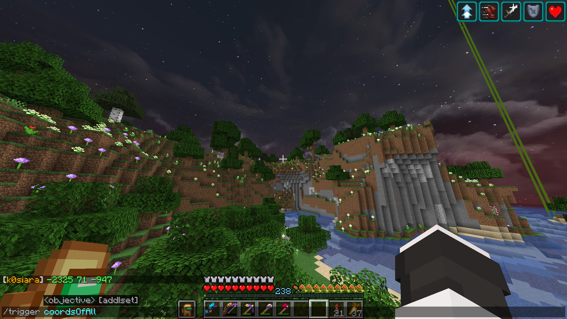 Better coords Minecraft Data Pack