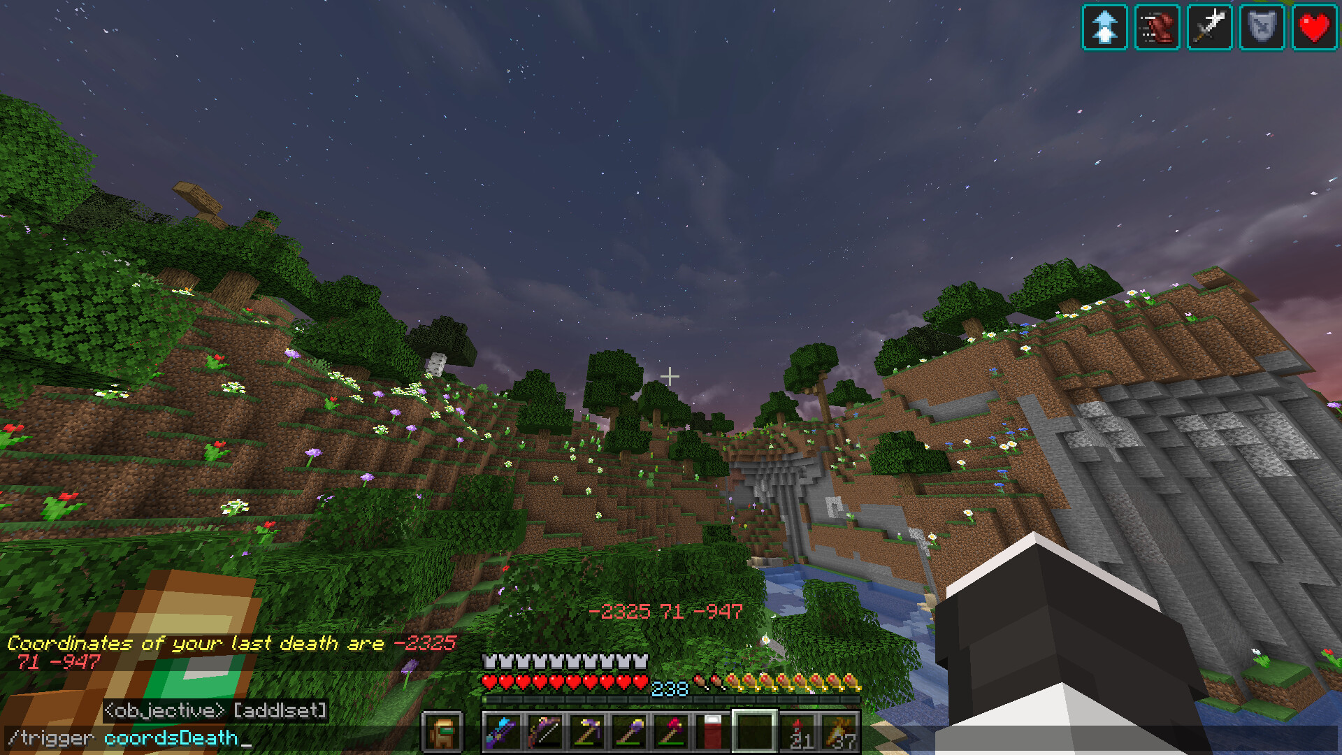 Better coords Minecraft Data Pack