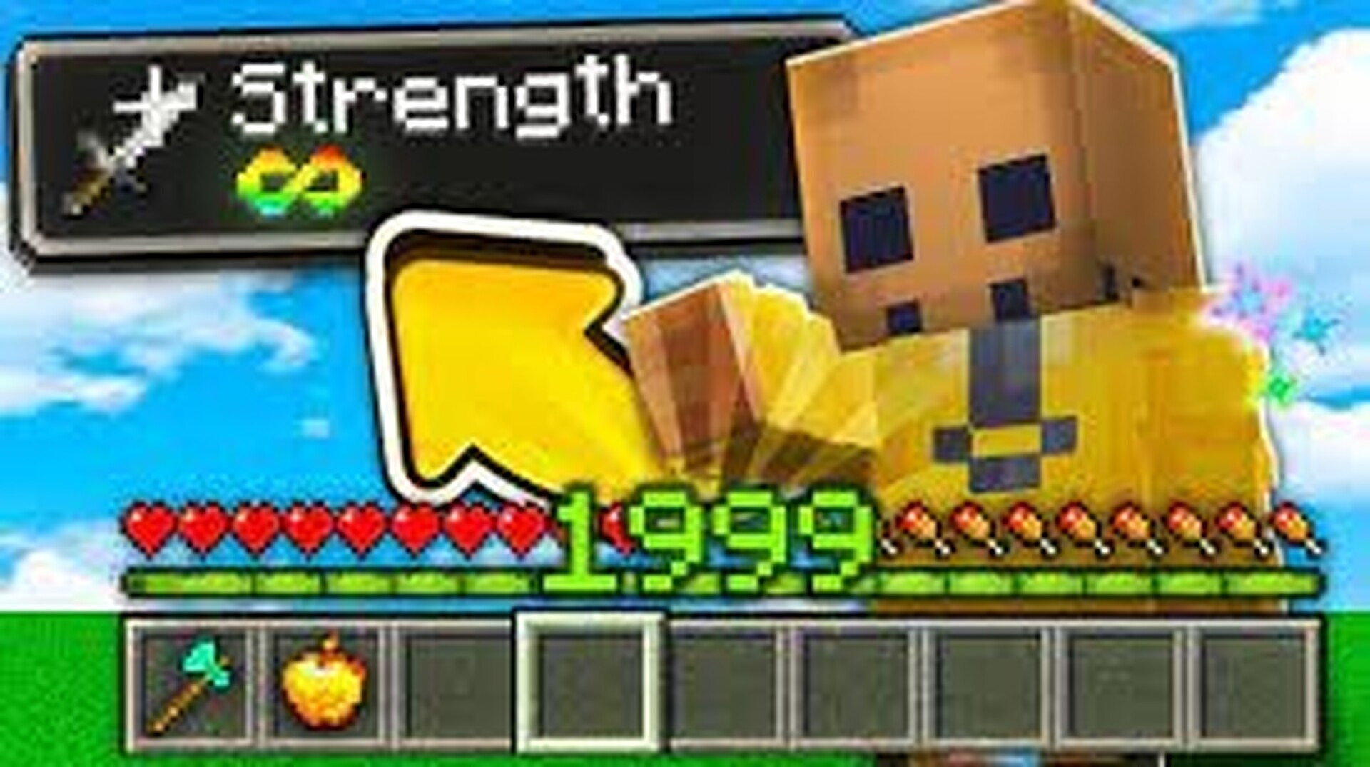 XP=strength Minecraft Data Pack