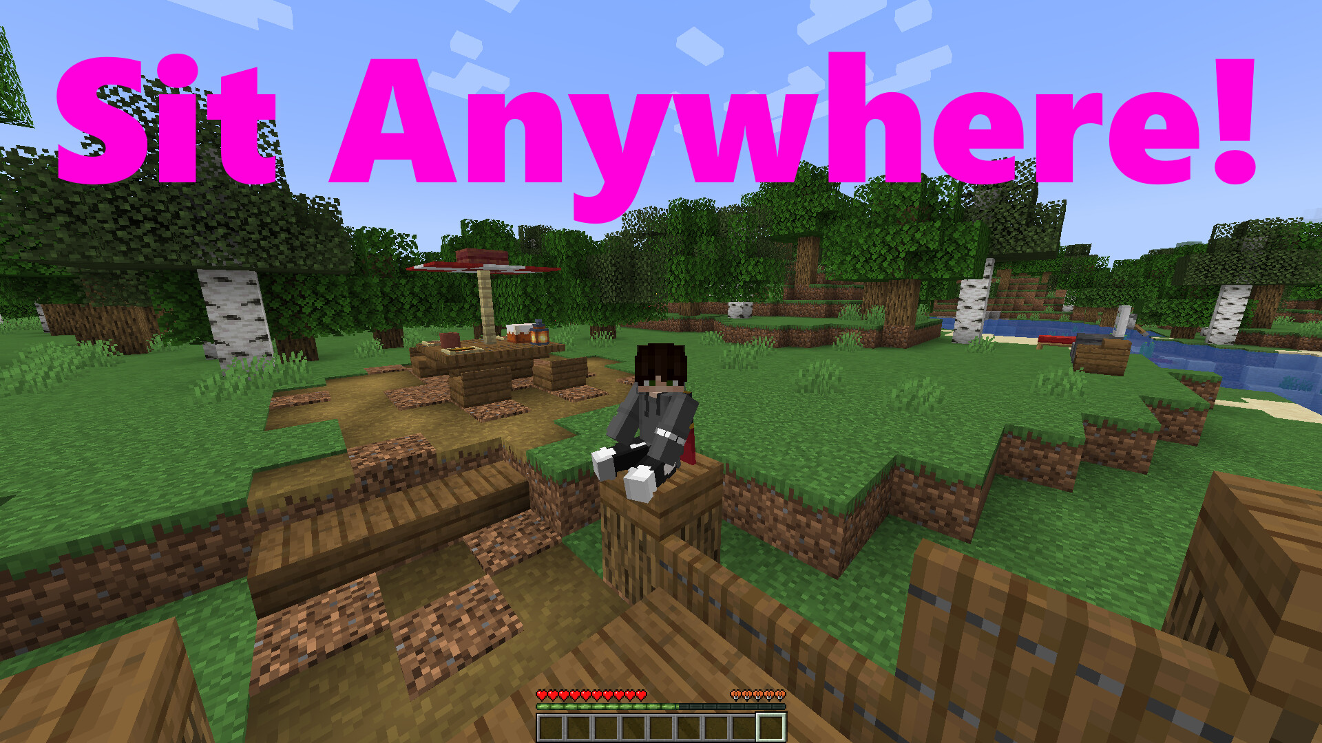 Sit Anywhere! [Update] Minecraft Data Pack