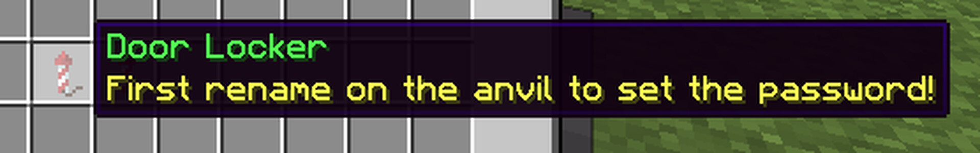 Door Locker Minecraft Data Pack