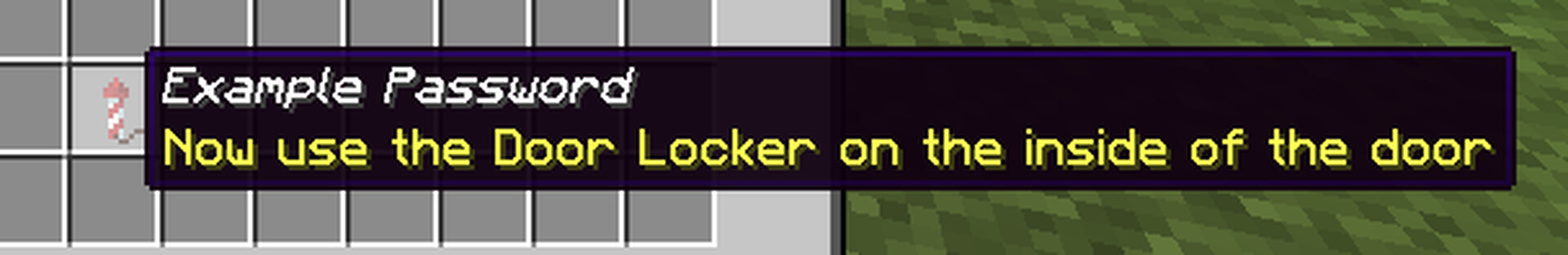 Door Locker Minecraft Data Pack