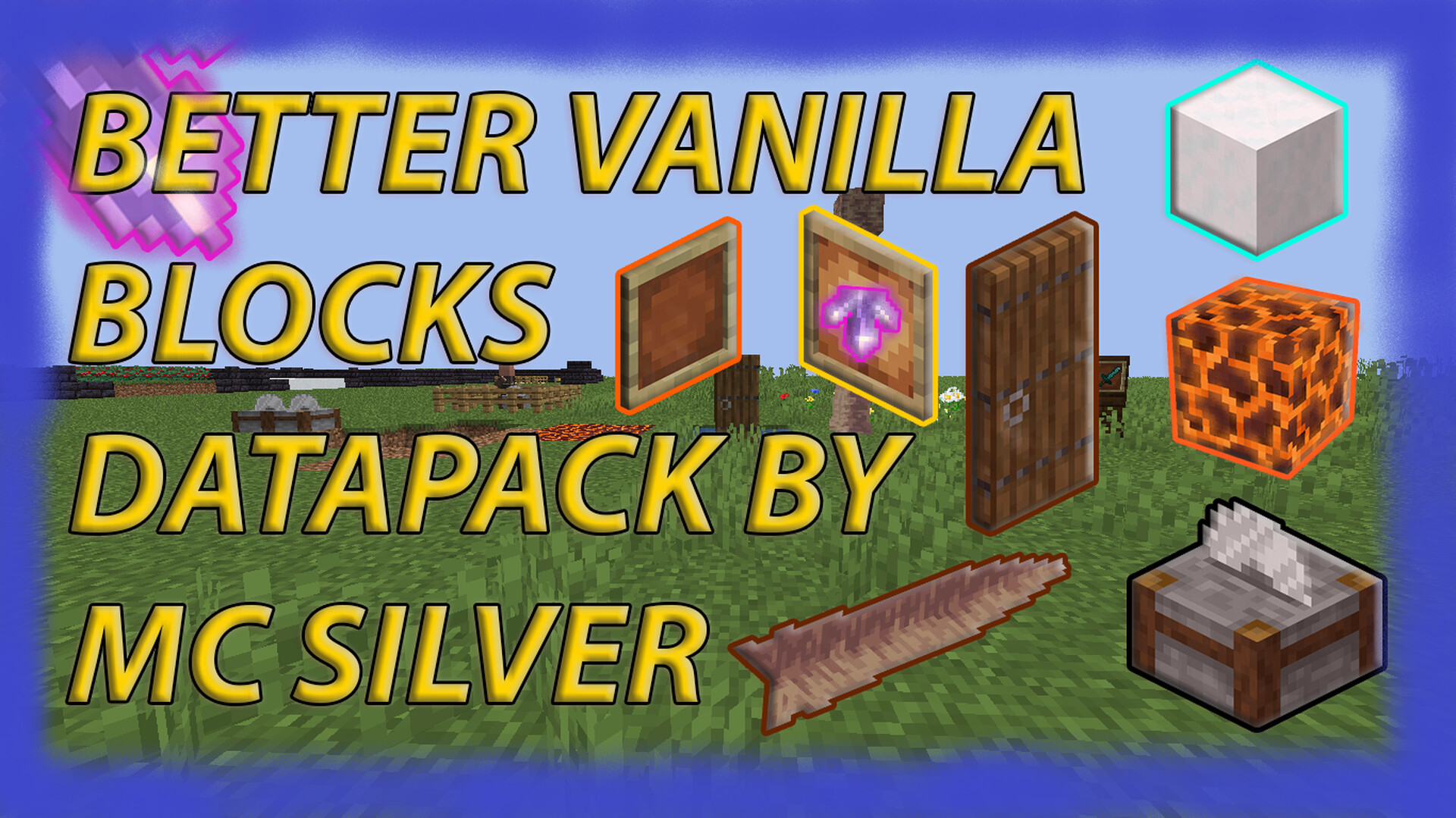 Better Vanilla Blocks v1.1 Datapack Minecraft Data Pack