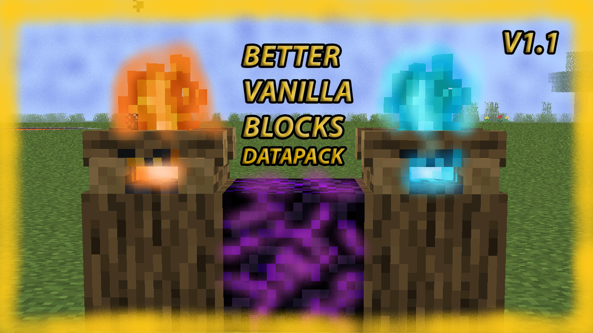 Better Vanilla Blocks v1.1 Datapack Minecraft Data Pack