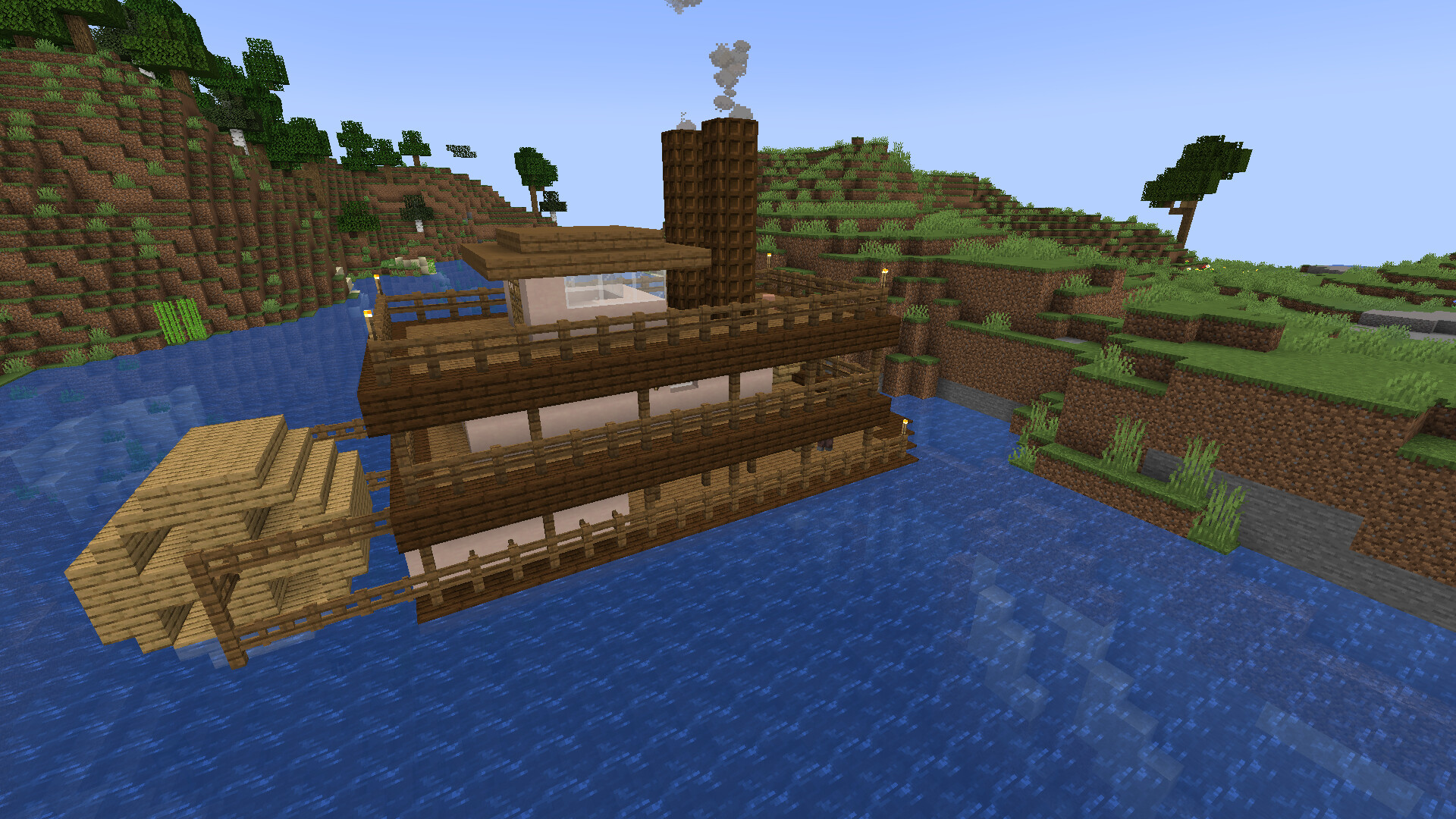 Steamboats Minecraft Data Pack