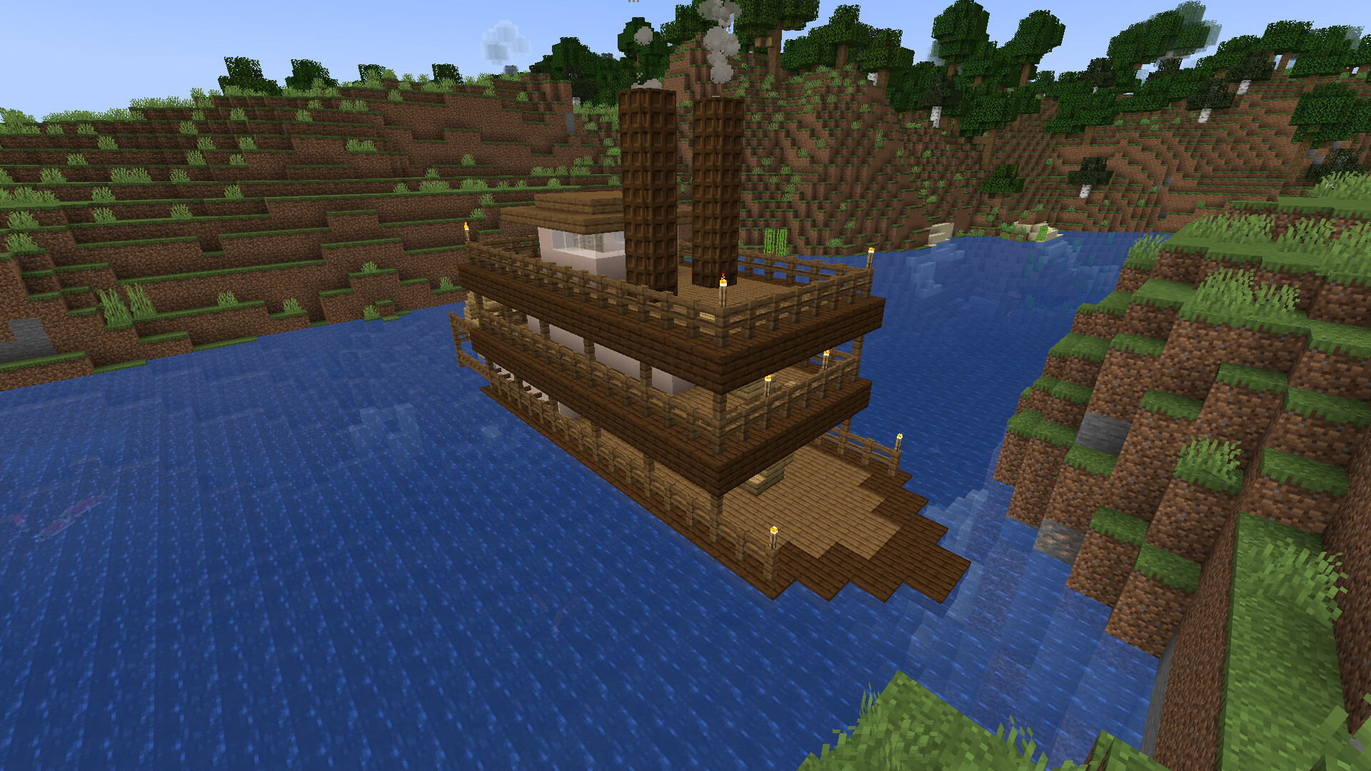 Steamboats Minecraft Data Pack
