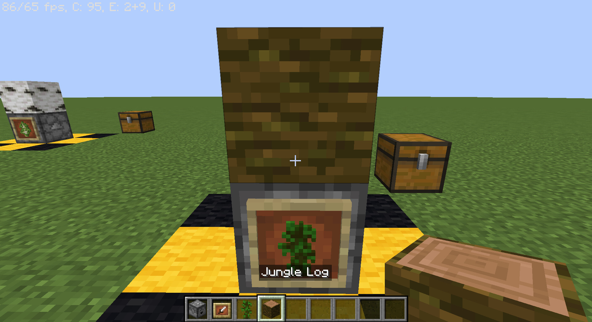 Mini Jungle Log Farm Minecraft Data Pack