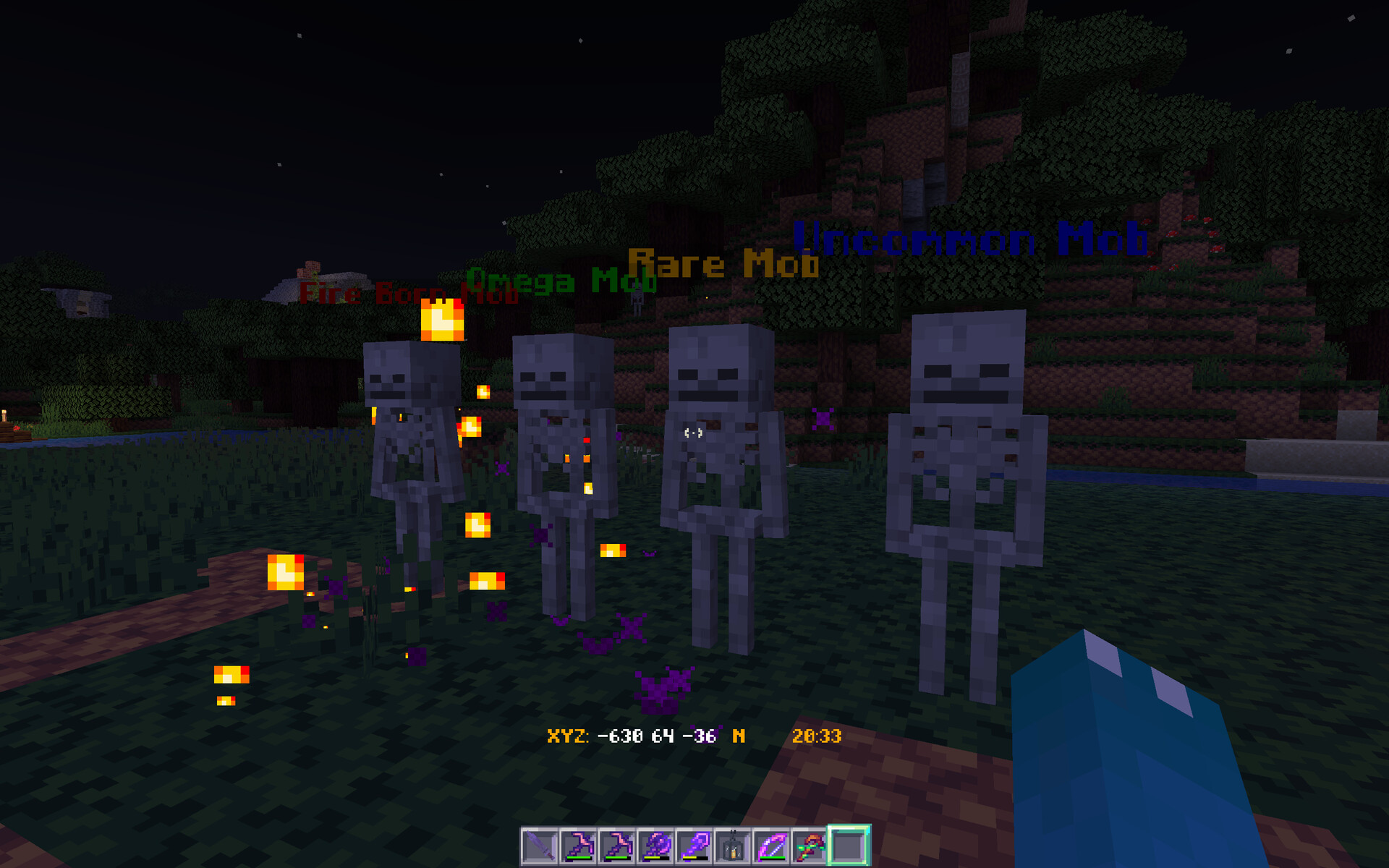 newts mob rarities Minecraft Data Pack