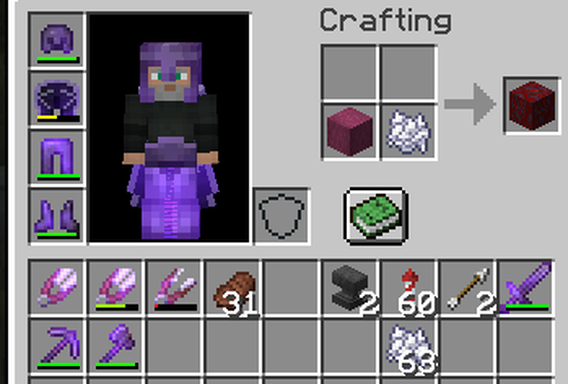 Repair Stripped Wood to Normal Wood (survival friendly) Minecraft Data Pack