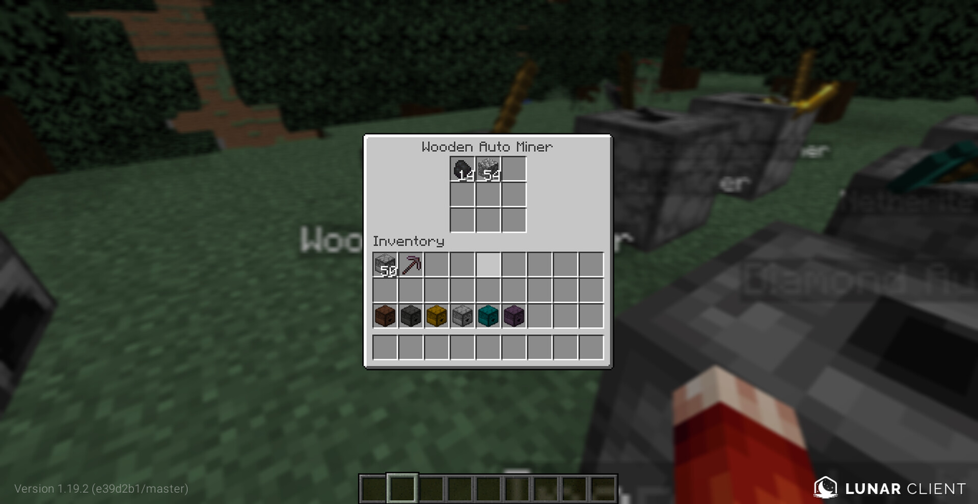 Auto Miner Automatic Mining Mahine Minecraft Data Pack