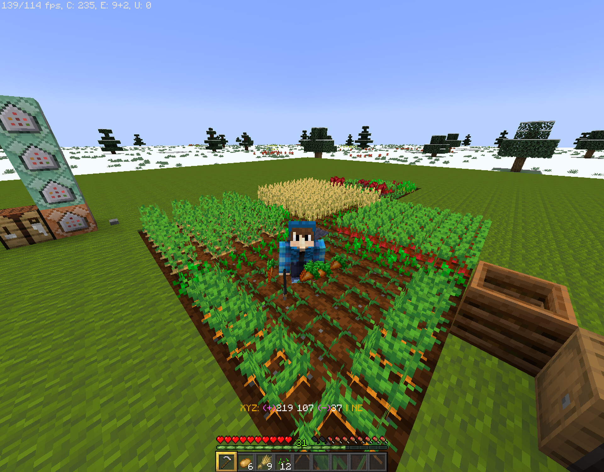 Crop Harvester Minecraft Data Pack