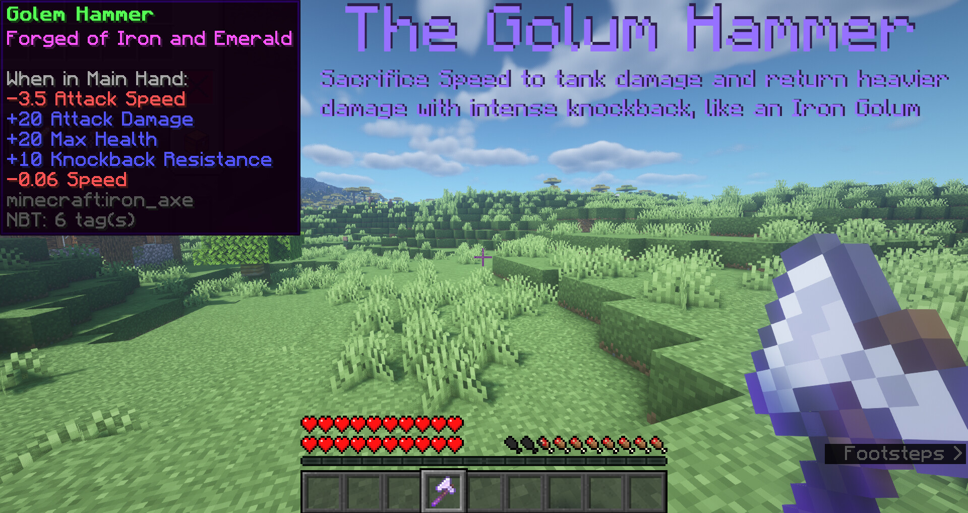 Better Golem Loot 1.19 Minecraft Data Pack