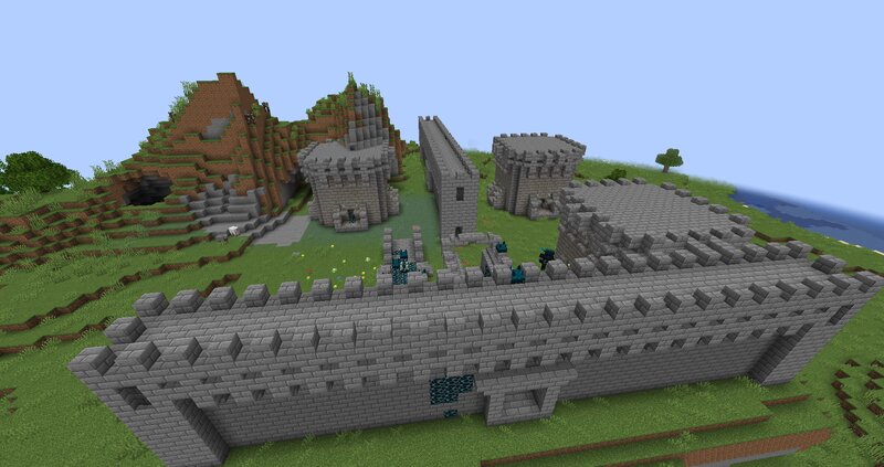 Sculk Ruins (Castle & Ruins with custom loots) Minecraft Data Pack