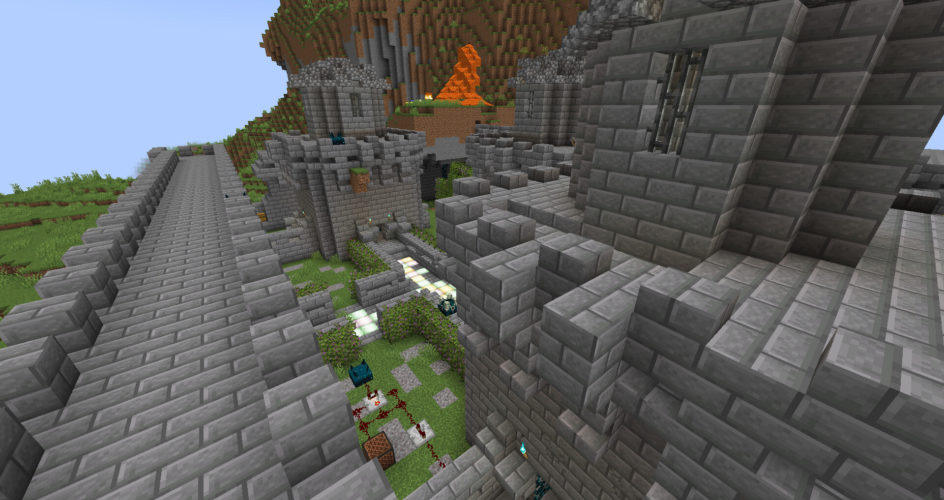 Sculk Ruins (Castle & Ruins with custom loots) Minecraft Data Pack