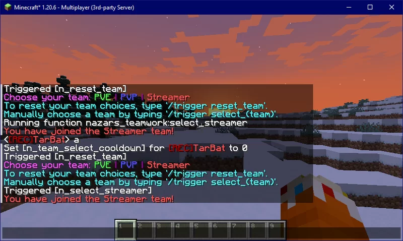 nazar's teamwork Minecraft Data Pack
