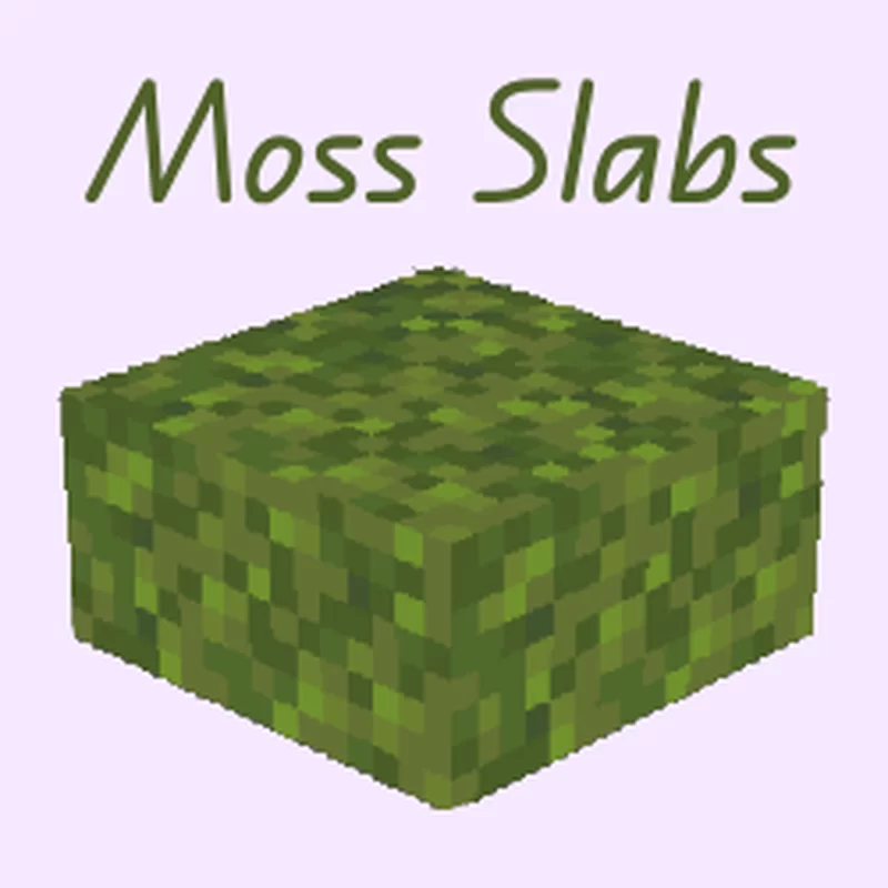 Moss Slabs Minecraft Data Pack