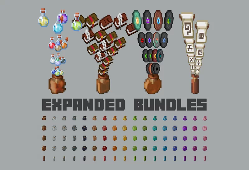 Expanded Bundles 1.21.4 Minecraft Data Pack