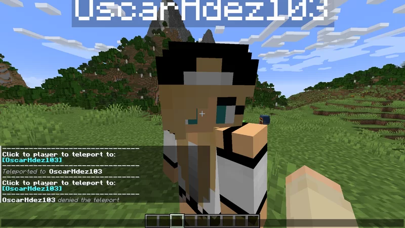 Server-side TPA datapack Minecraft Data Pack