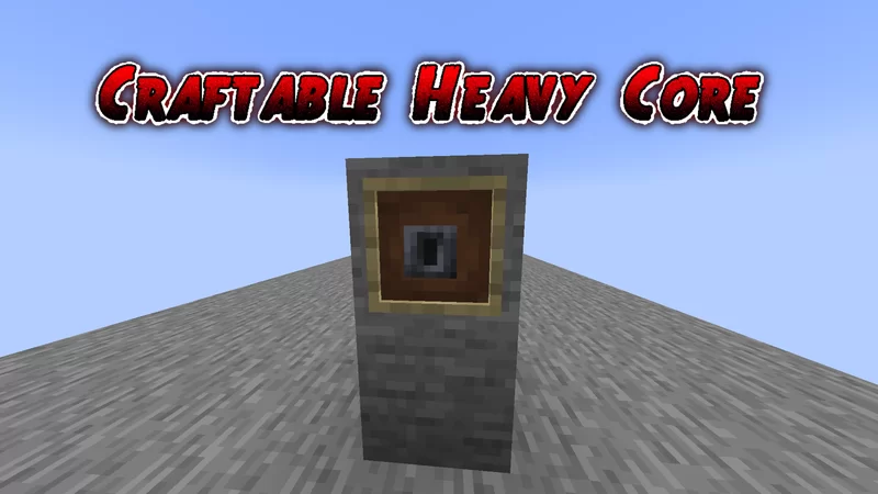 Craftable Heavy Core Minecraft Data Pack