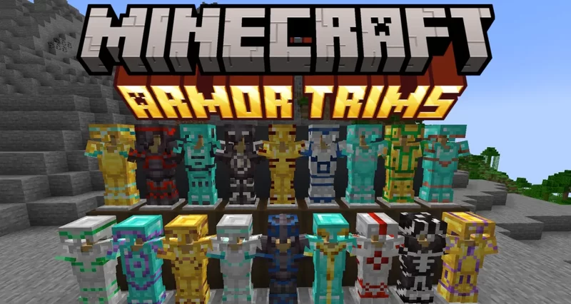 Craftable Armor Trims Minecraft Data Pack