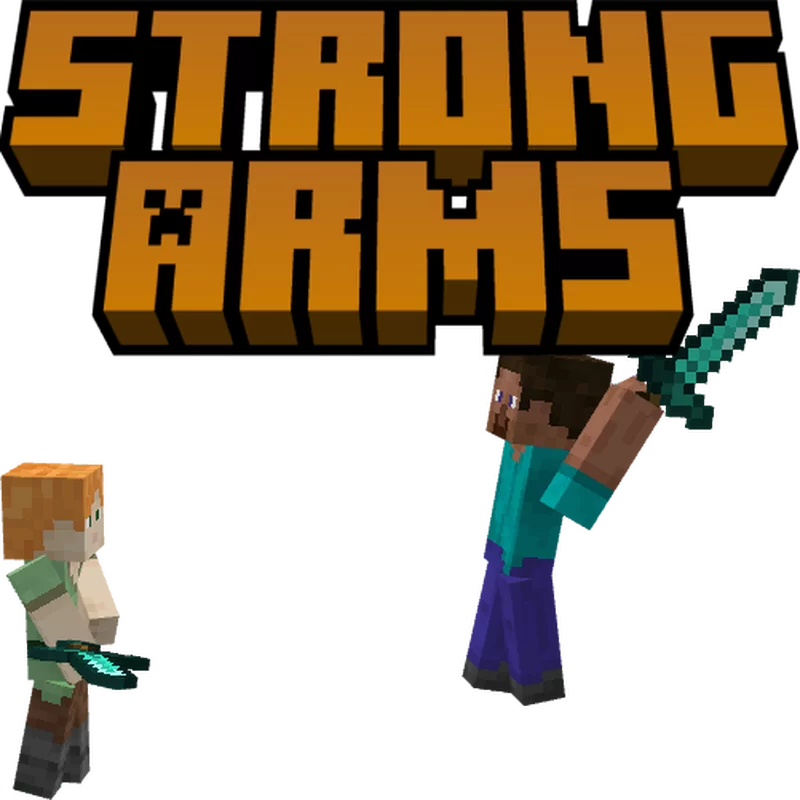 Strong Arms — Remove all attack cooldown! Minecraft Data Pack