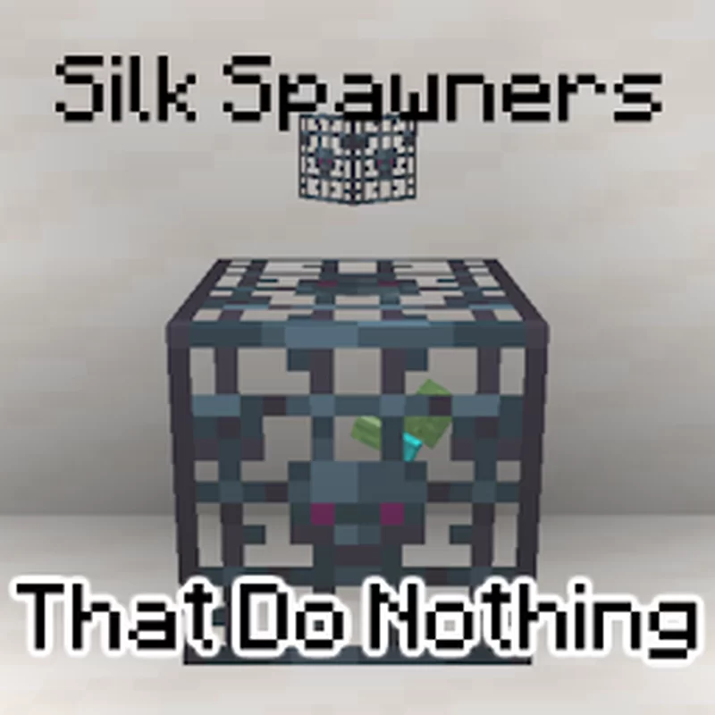 Useless Silk Spawners Minecraft Data Pack