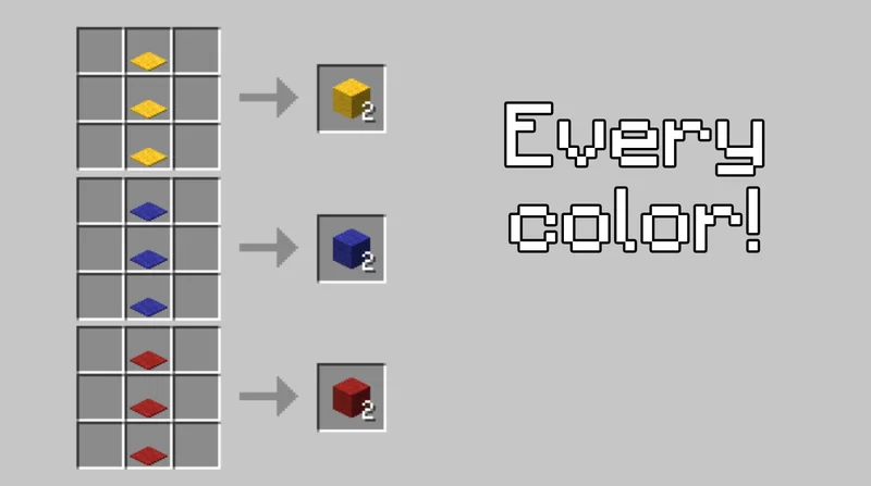 Carpet to Wool & Wool to String - QoL Wool Recipes [1.21] Minecraft ...