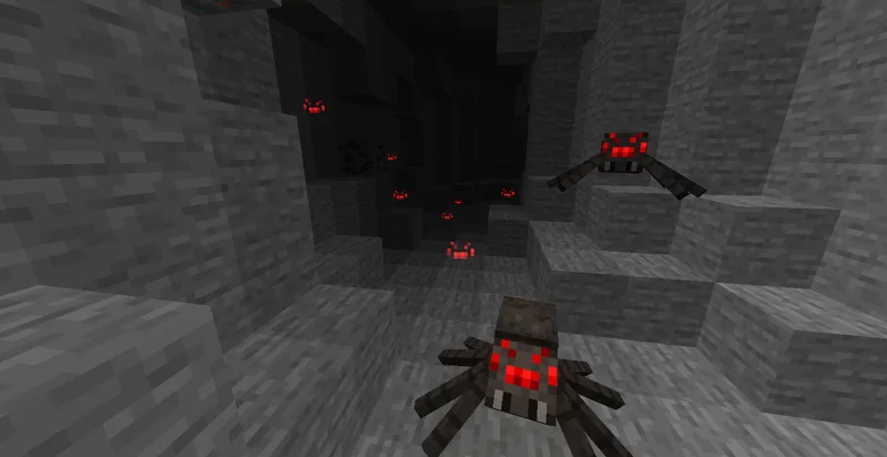 Danger in the Dark | Mobs are invisible in the dark Minecraft Data Pack
