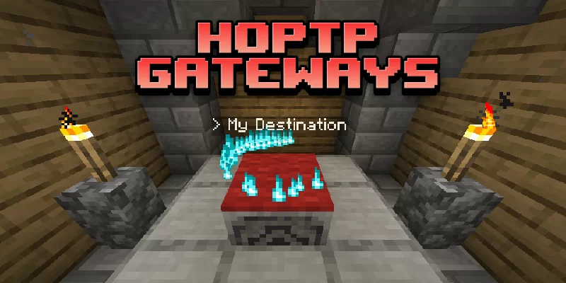 HopTP - Vanilla Gateways Minecraft Data Pack
