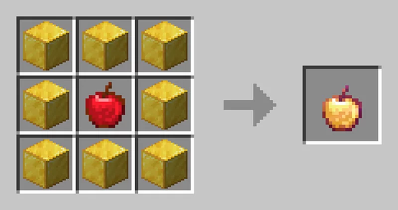 Enchanted Golden Apple Crafting Minecraft Data Pack