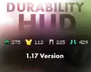 Durability Hud (1.17) Minecraft Data Pack
