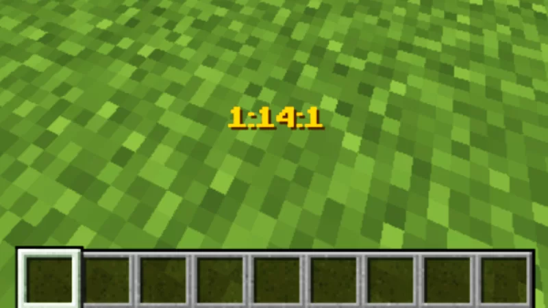 Speed Timer (In-Game Speedrun Timer) Minecraft Data Pack