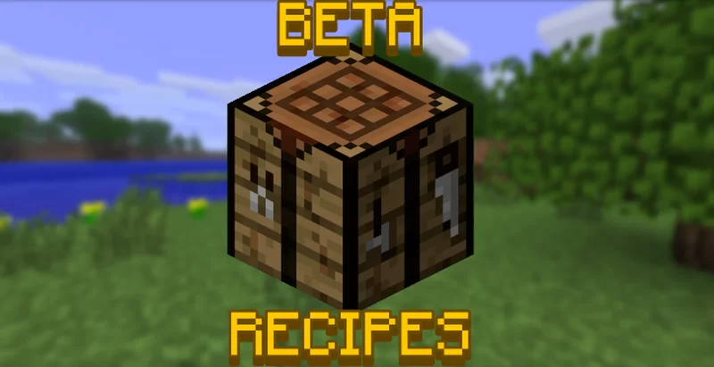 Beta Recipes Minecraft Data Pack