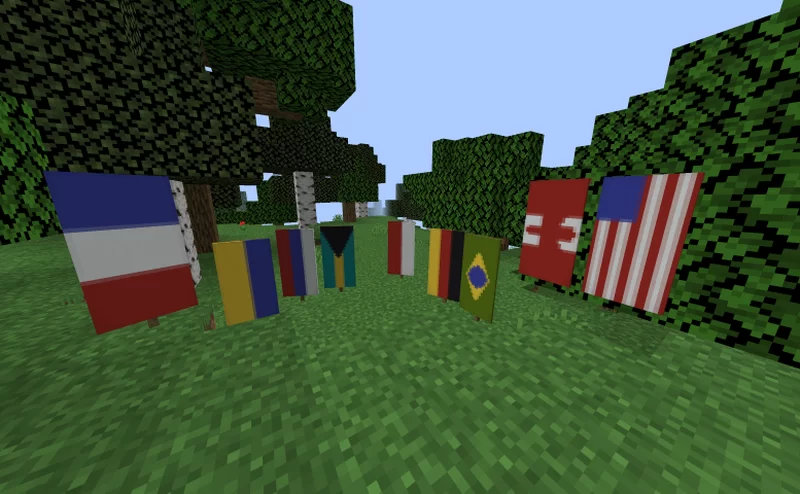 World Flags Minecraft Data Pack