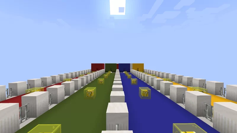 Minecraft Map LuckBlock V2 Fantastic Race Minecraft Data Pack