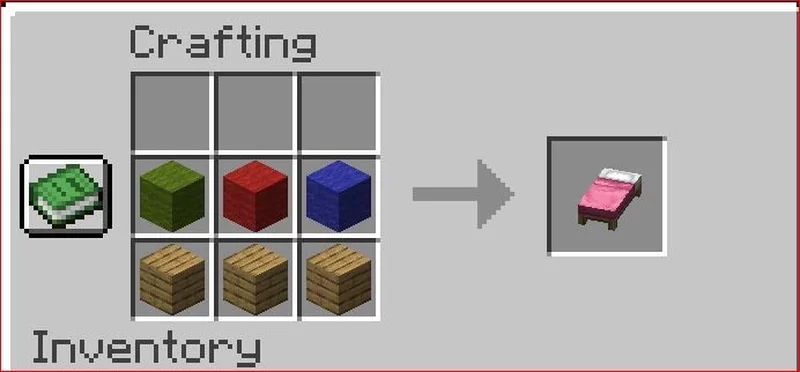 Use Every Wool Type for bed crafting 1.20.4 Minecraft Data Pack