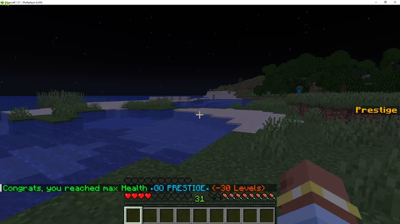 Level to Hearts Minecraft Data Pack