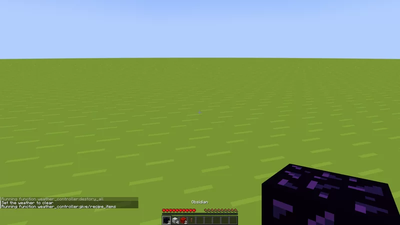 Weather Controller DataPack Minecraft Data Pack